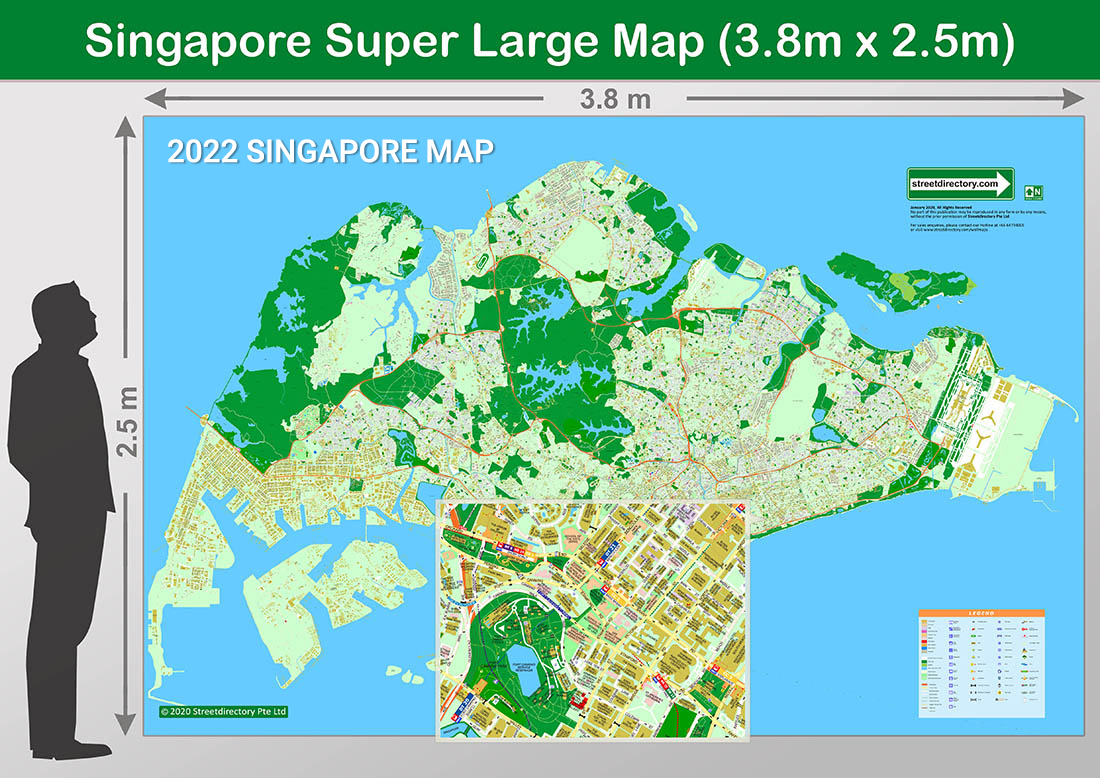 Buy Wall Maps - Singapore Wall Maps, Magnetic, Asia Maps & World Maps