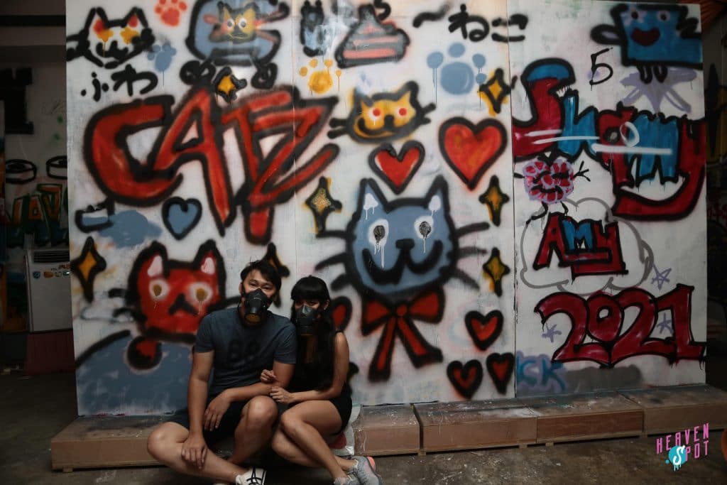 Graffiti Therapy Experience in Singapore @ Union Industrial Centre